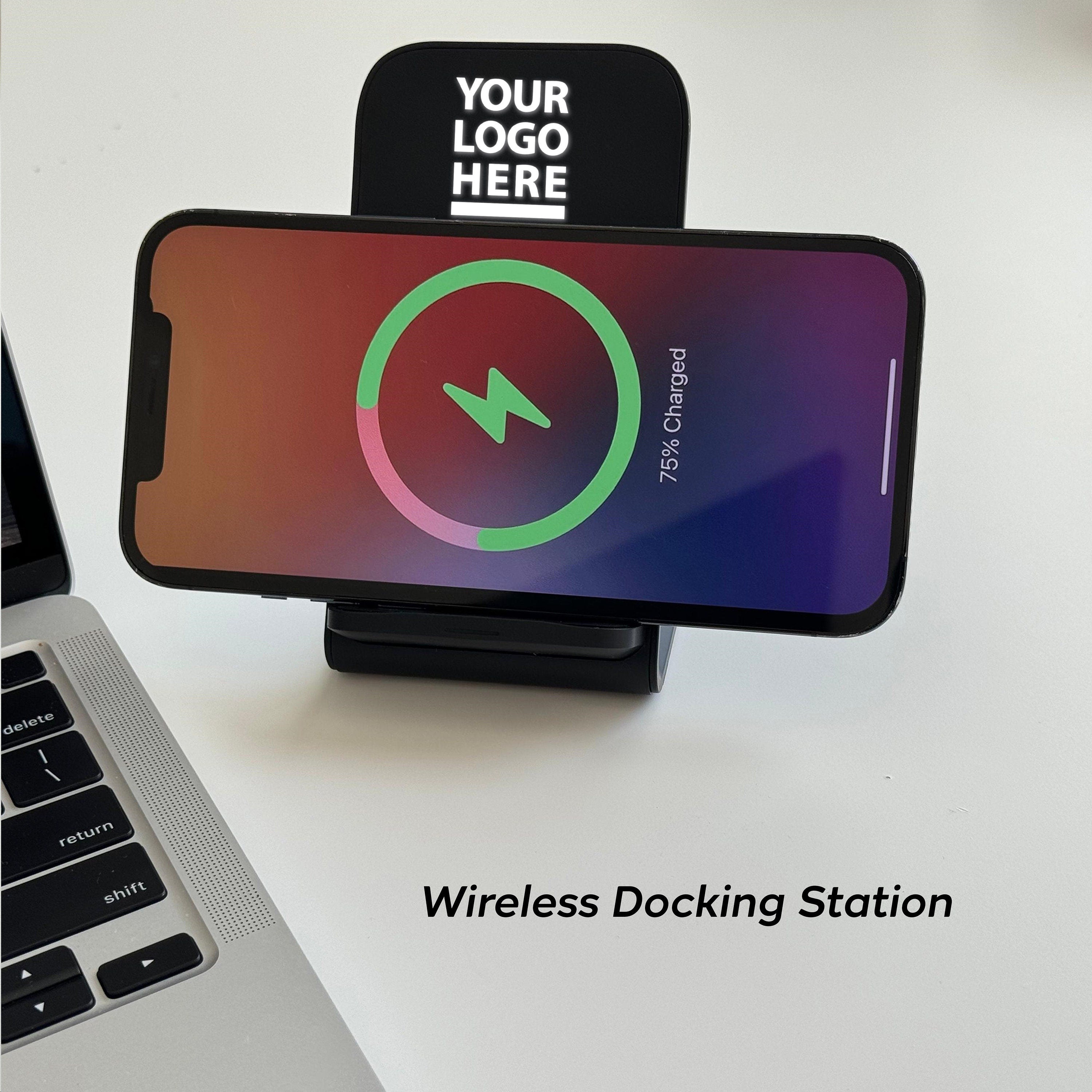 W-2, Personalized Apple and Samsung Docking Station, Company Gift Dock ...